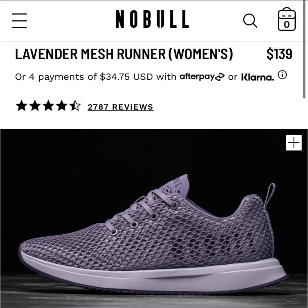 No Bull Project Lavender Mesh Running Sneakers (Worn … - Gem